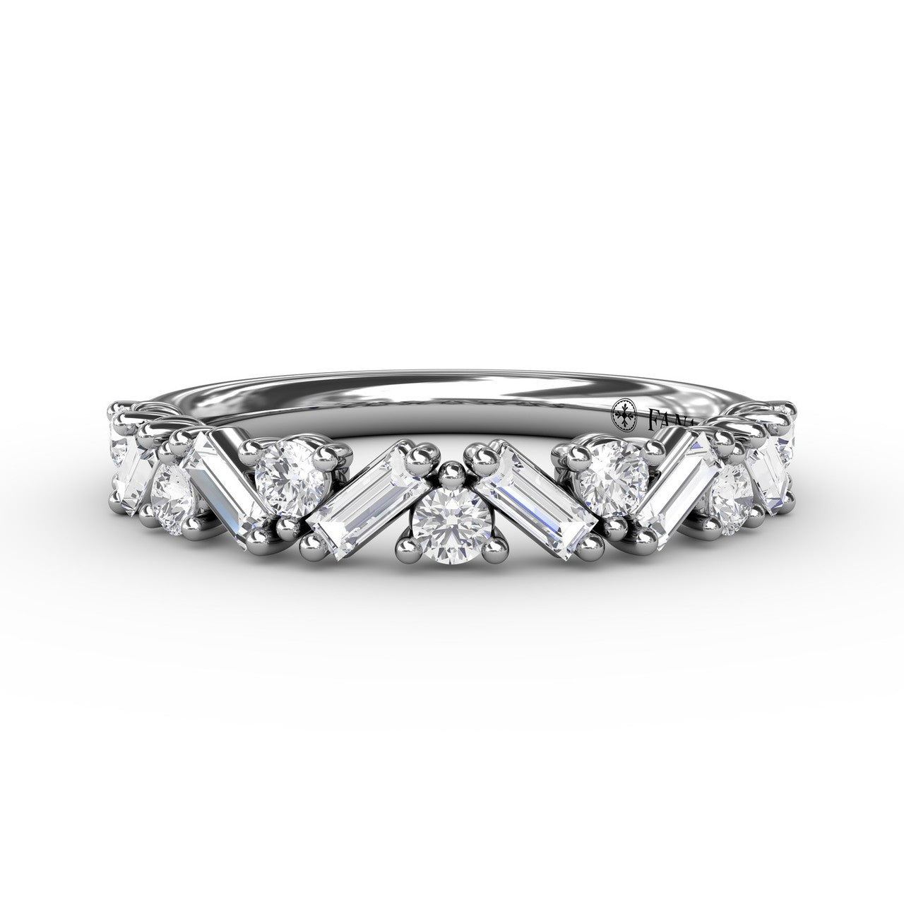 Staggered Baguette Diamond Band – The Diamond Room By Spektor