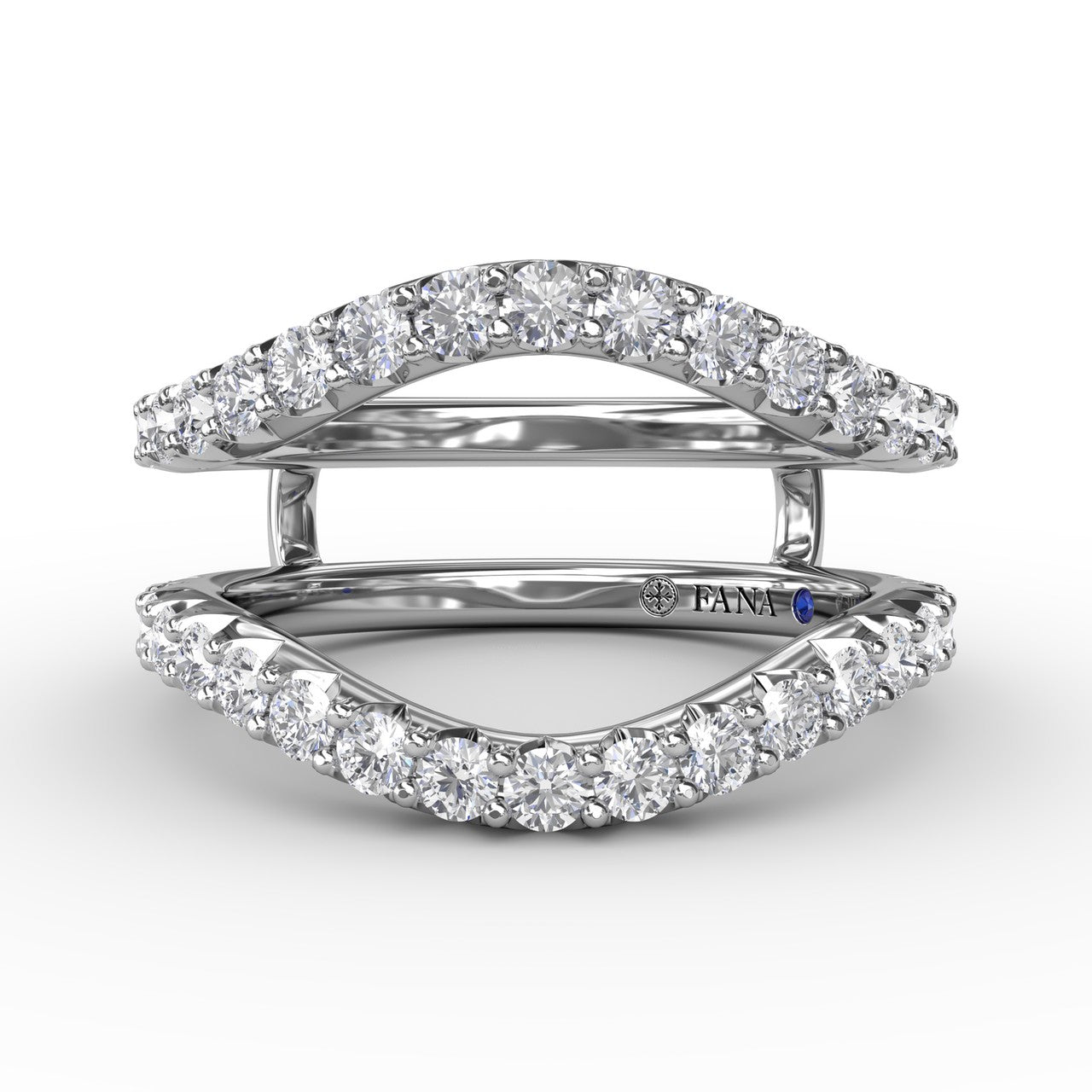 Curved Diamond Insert Ring – The Diamond Room By Spektor